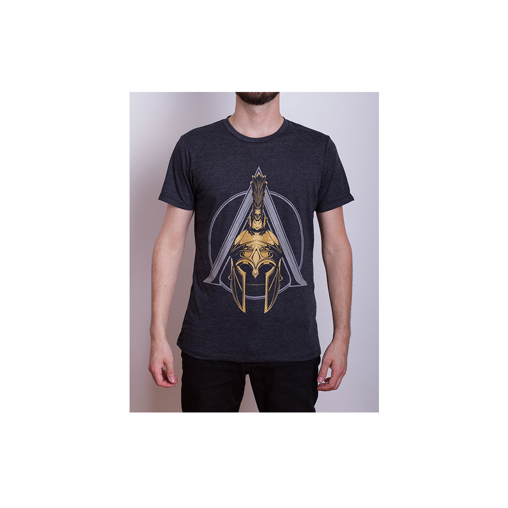 Remera Assassin’s Creed Odyssey - Helmet - Unisex Negra S - PHI-DIGITAL Remera Assassin’s Creed Odyssey - Helmet - Unisex Negra S - PHI-DIGITAL